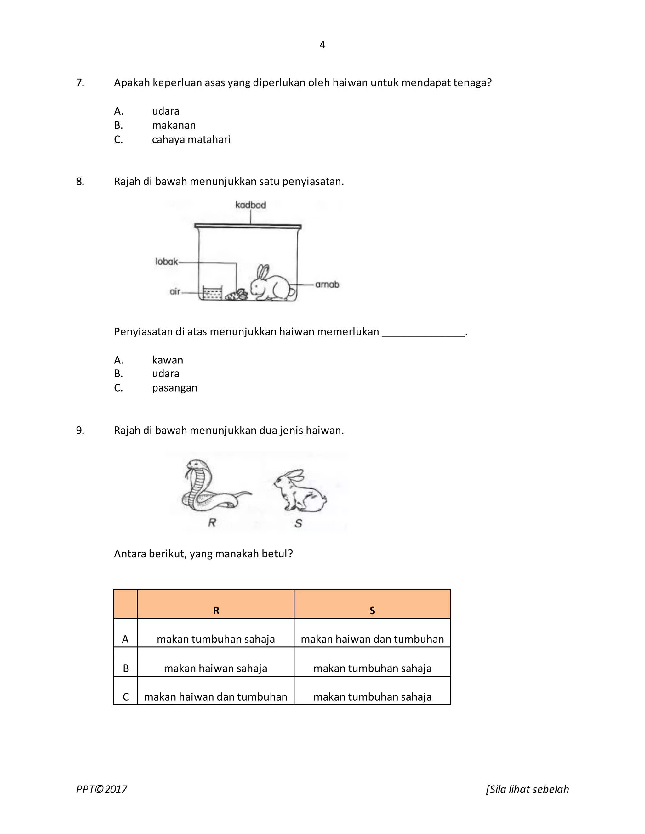 Soalan ppt 2017 dst t2 k1 (1) | PDF
