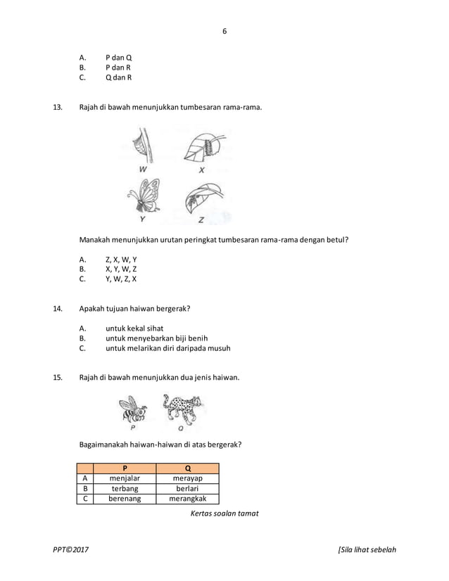 Soalan ppt 2017 dst t2 k1 (1) | PDF