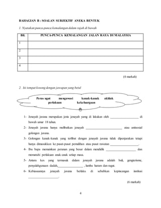 Soalan psk akhir tahun 2019 | PDF