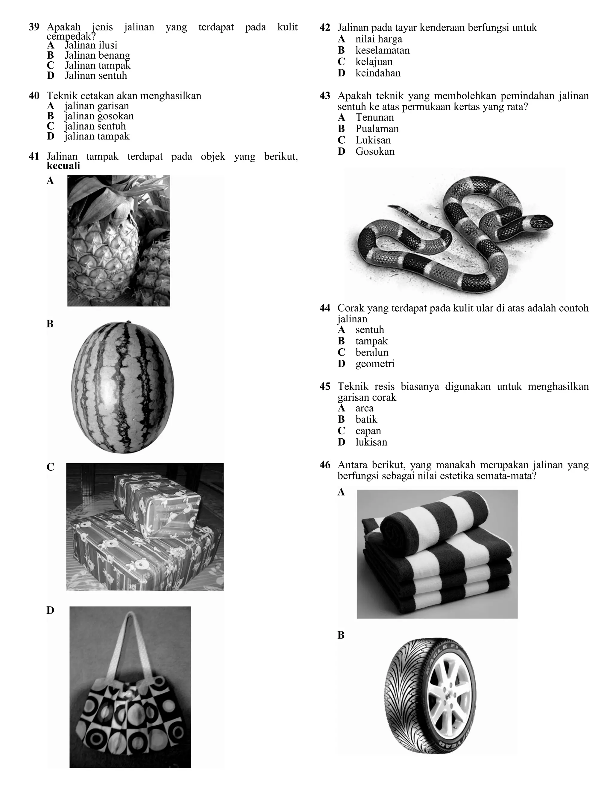 Pendidikan seni tingkatan 1 | DOC
