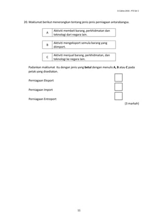 Soalan pt3 set1 | PDF