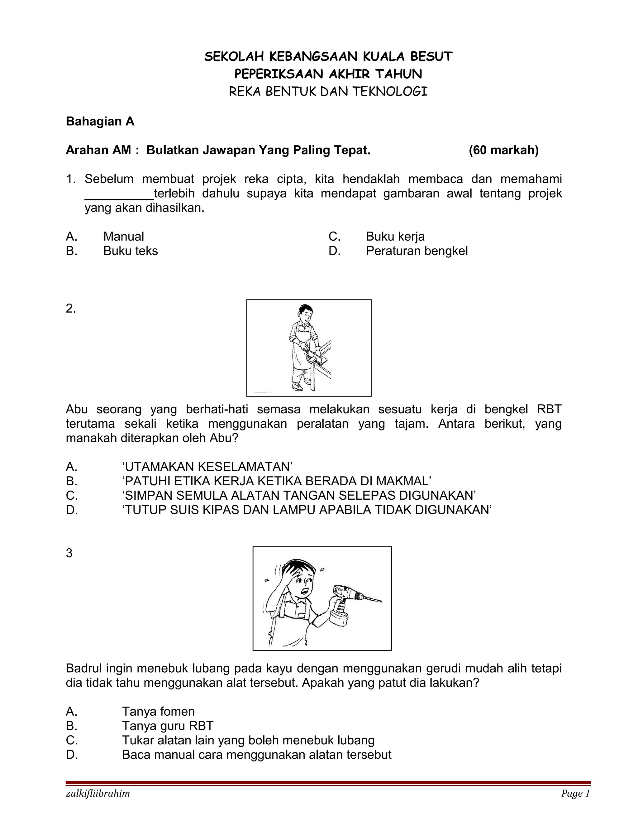 RBT TAHUN 4 | PDF