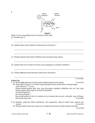 Soalan sainst4bab7(bm) | PDF