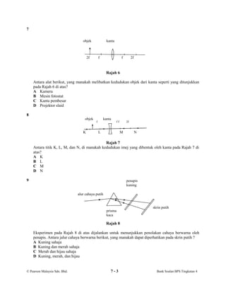 Soalan sains t4 bab7(bm) | DOC