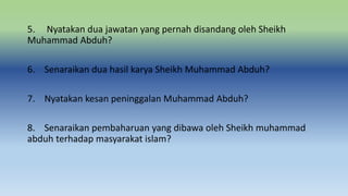 Soalan sheikh muhammad_abduh | PPT