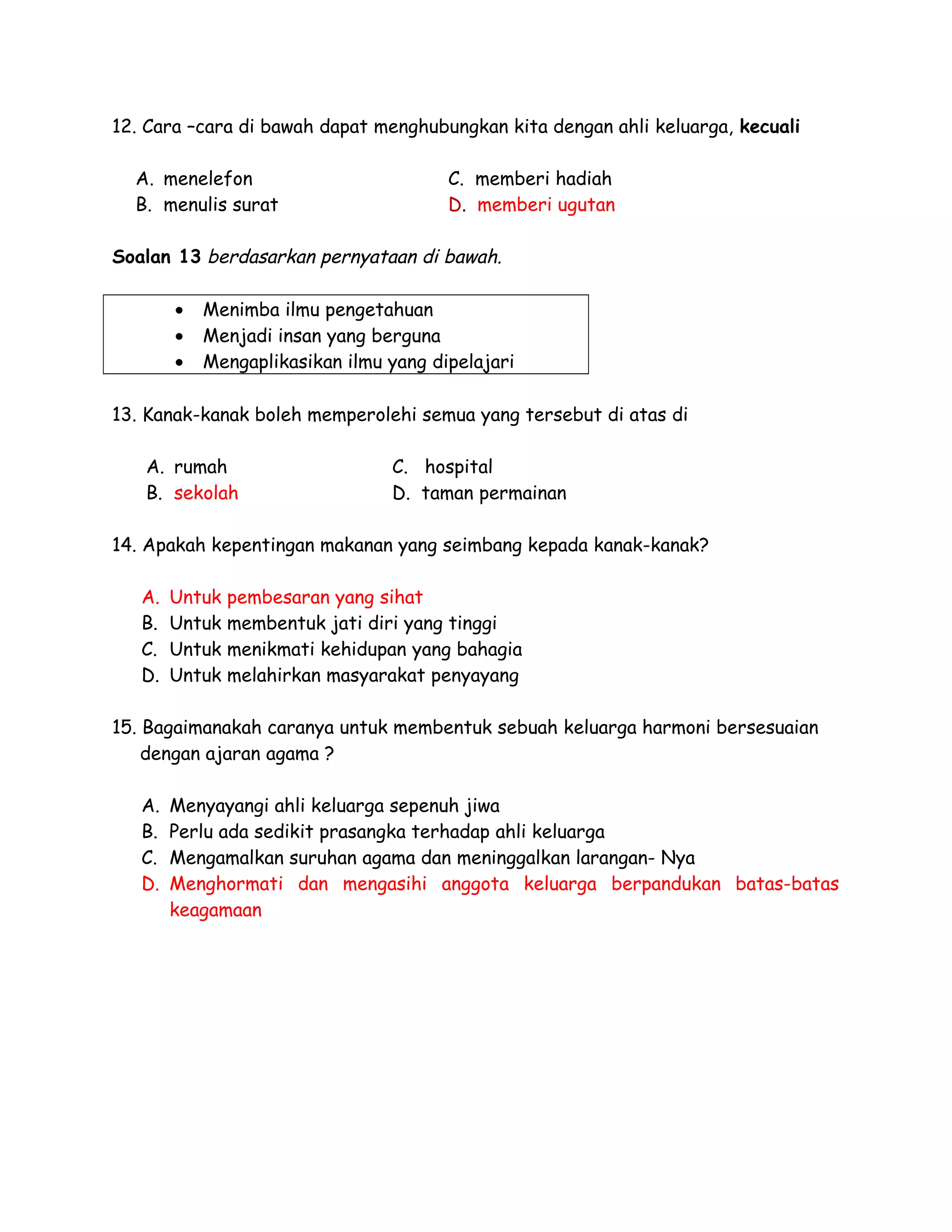 Soalan sivik 2010 jawapan | DOC