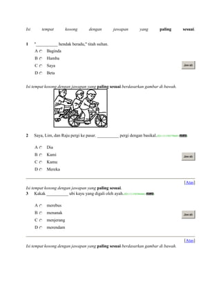 Soalan tahun 4 | PDF