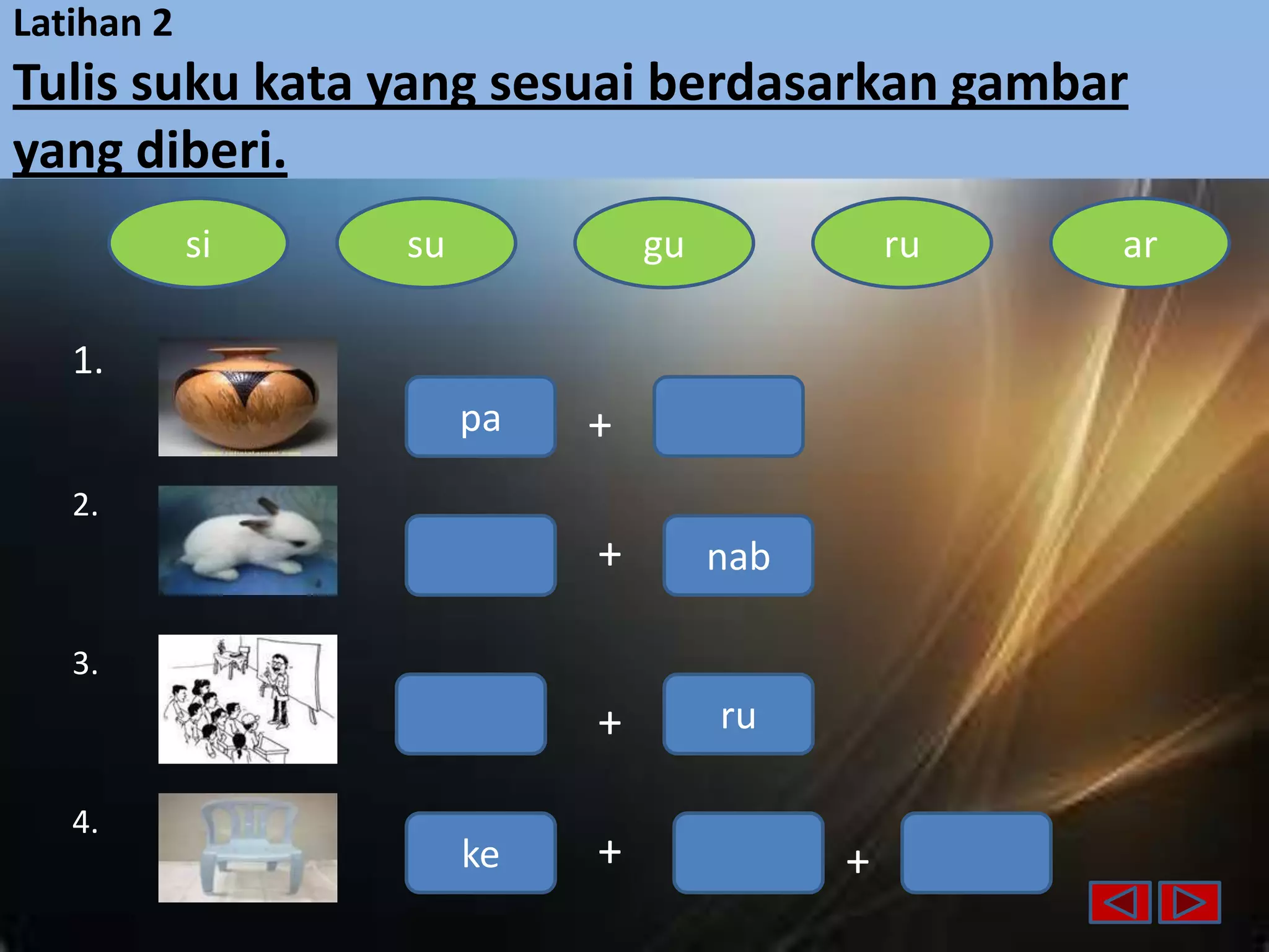 Soalan Tatabahasa Bahasa Melayu Sekolah Rendah Tahap Satu Kata Nama Am | PPTX