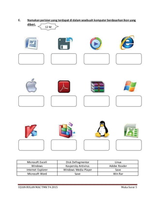 Soalan tmk t4 kssr ppt 2014 | PDF