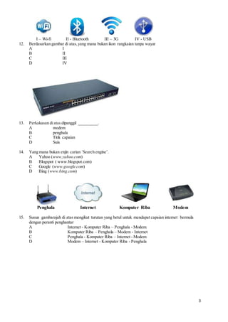 Soalan tmk tahun 5 ujian 1 | DOCX