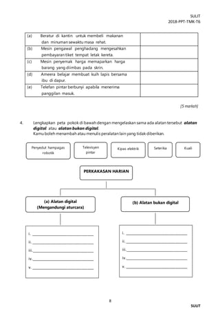 Soalan tmk tahun 6 ppt | DOCX