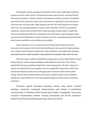 S oalan tugasan 2(sahsiah) | DOC