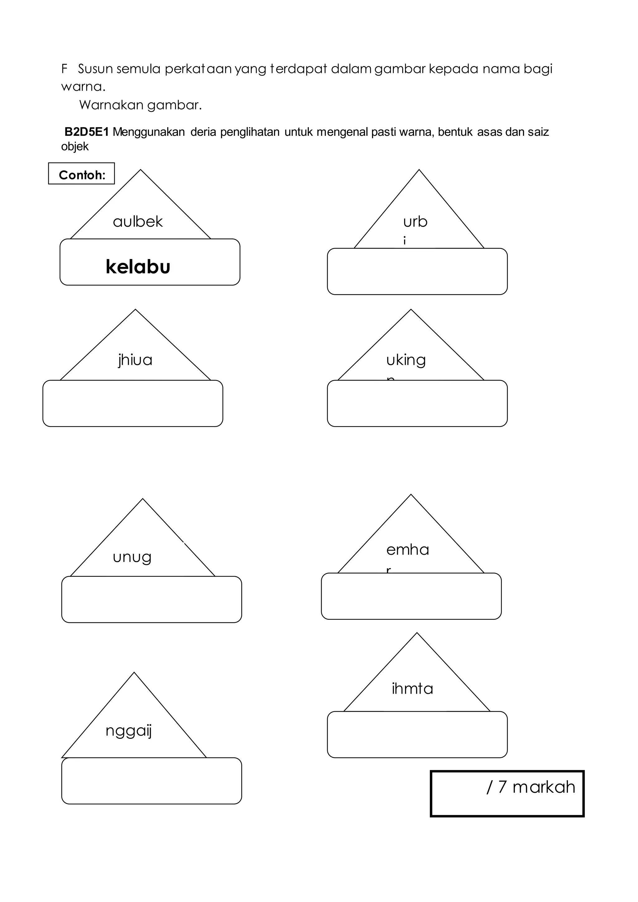 set soalan bahasa melayu pemahaman tahun 4 | DOCX