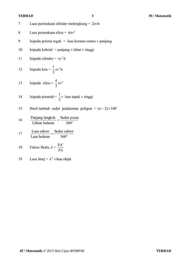 Soalan ungkapan algebra | PDF