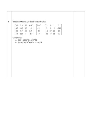 Soal Aplikasi Komputer A | PDF