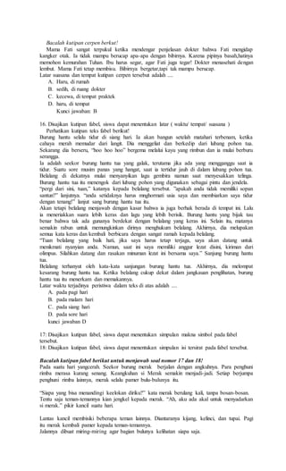 Soal b. indonesia1 | PDF