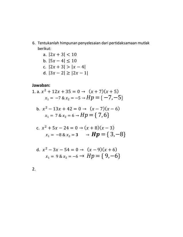 Soal bab 2 | PDF
