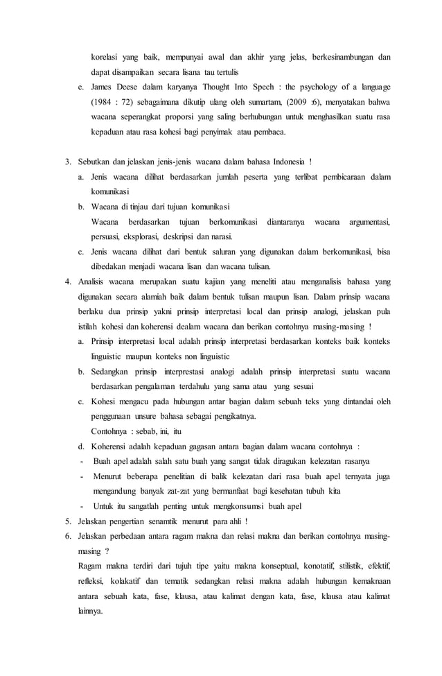 Soal bahasa dan sastra indonesia | PDF