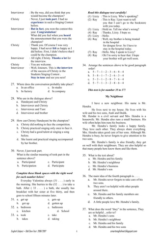 Soal bahasa inggris ganjil viii | DOC