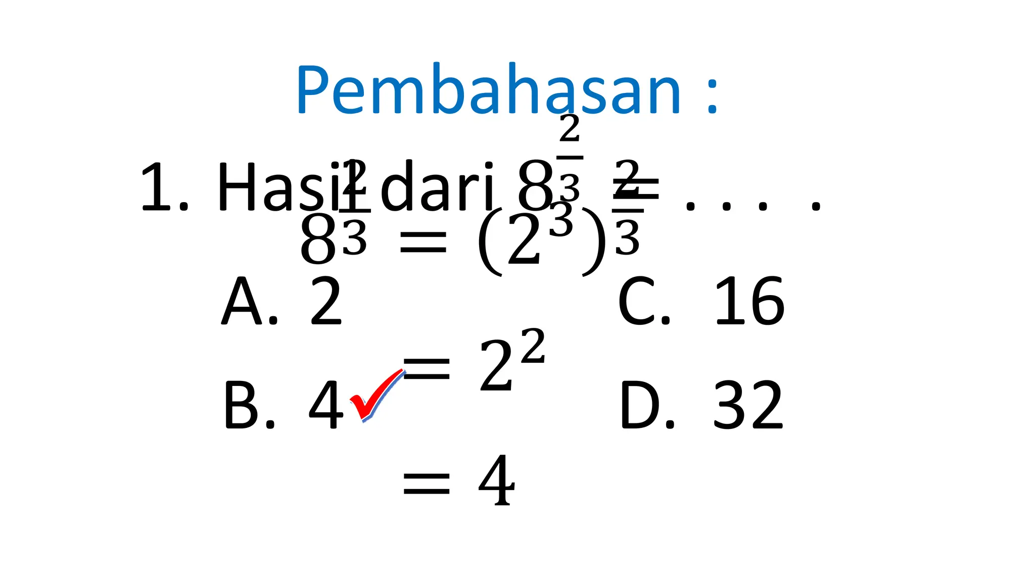 SOAL BILANGAN BERPANGKAT PECAHAN DAN BENTUK AKAR EDIT.pptx