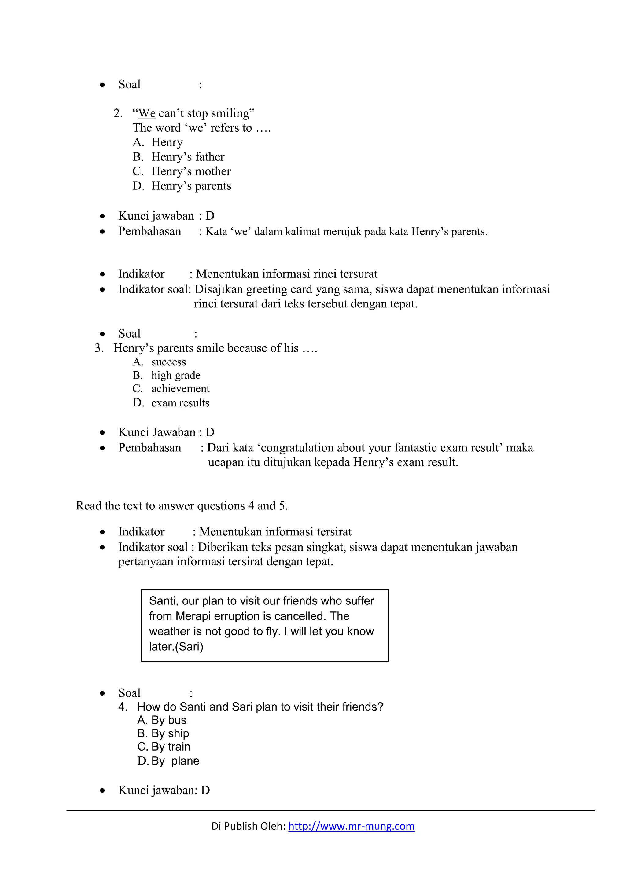 Soal b inggris | PDF