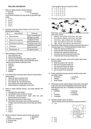 Soal bio | DOC