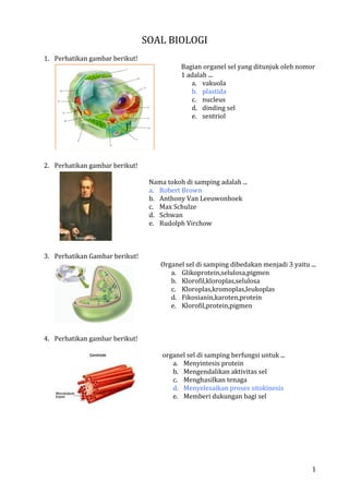 Soal biologi | DOC