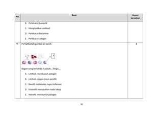 SOAL BIOLOGI KELAS XI SMA Negeri 1 Kalabahi | PPT