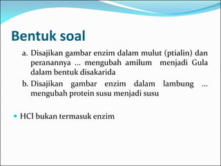 Soal biologi un 2012 skl no.29 sistem pencernaan | PDF