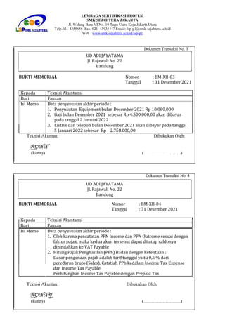 Soal b unit 5 soal membuat ajp ud adi jayatama | PDF