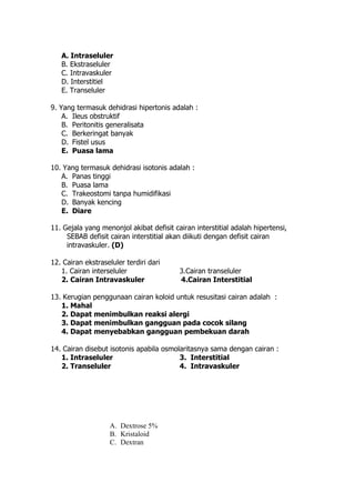 latihan soal caran dan lektrolit keseimbangan.doc