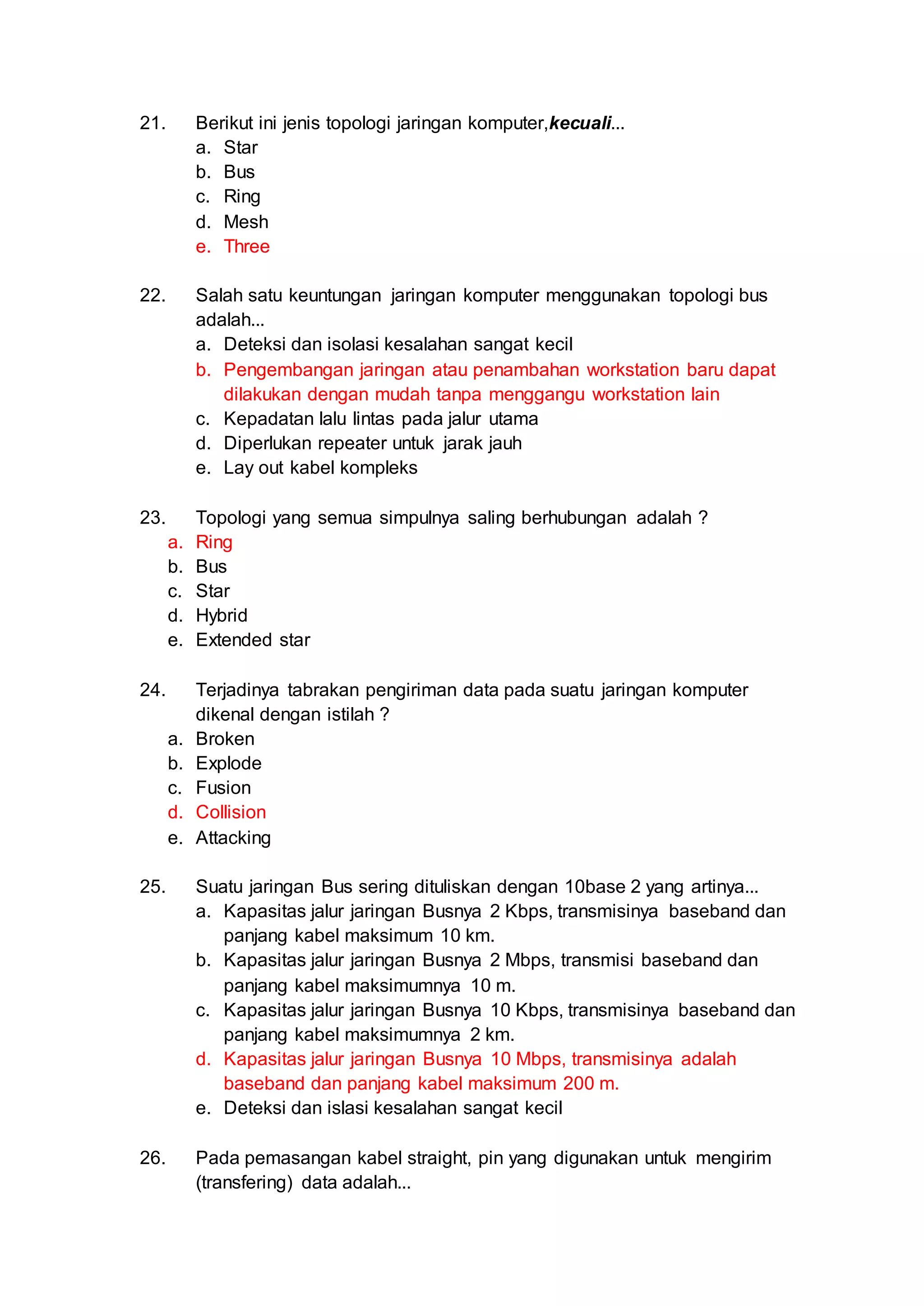 Soal dan jawaban_jaringan_dasar_kelas_x | DOCX