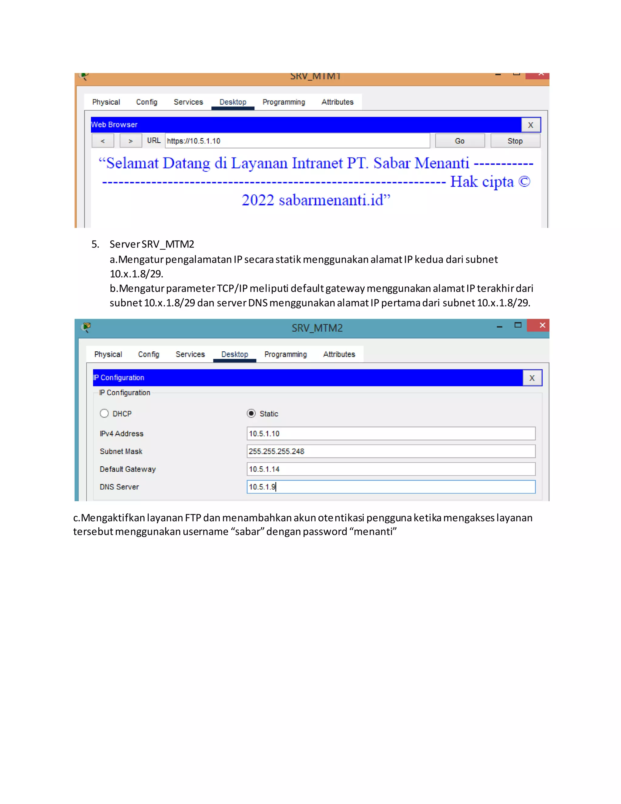 Soal dan Jawaban Pemrograman Sistem Jaringan - Ujian Akhir Semester.docx