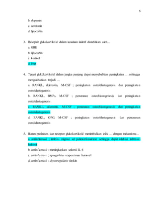 Soal dan Pembahasan Farmakologi Molekular | DOCX