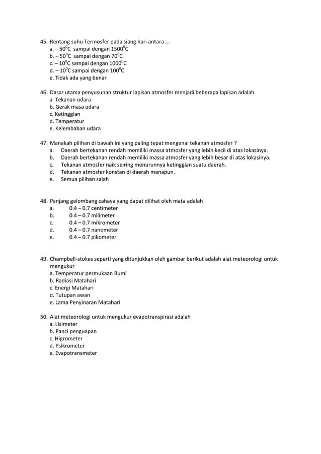 Soal dan Pembahasan OSK Kebumian 2012 | PDF