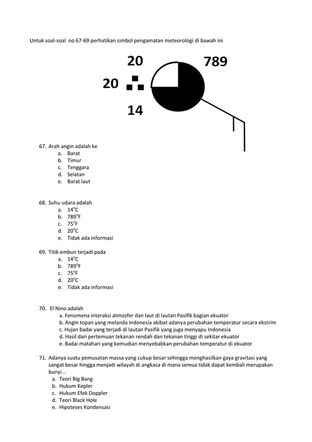 Soal dan Pembahasan OSK Kebumian 2012 | PDF