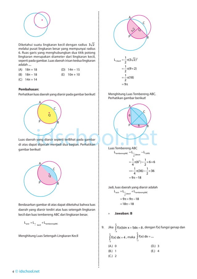 Soal dan pembahasan sbmptn tkd saintek 2017 (Matematika) | PDF