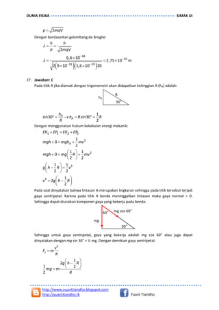 Soal dan pembahasan simak ui 522 | PDF
