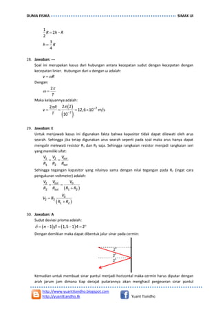 Soal dan pembahasan simak ui 522 | PDF