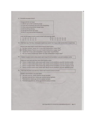 Soal dan pembahasan uas bks bhs indonesia kelas 7 | PDF