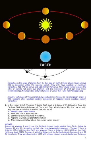 Soal dan solusi osk astronomi 2013 by mariano | PDF