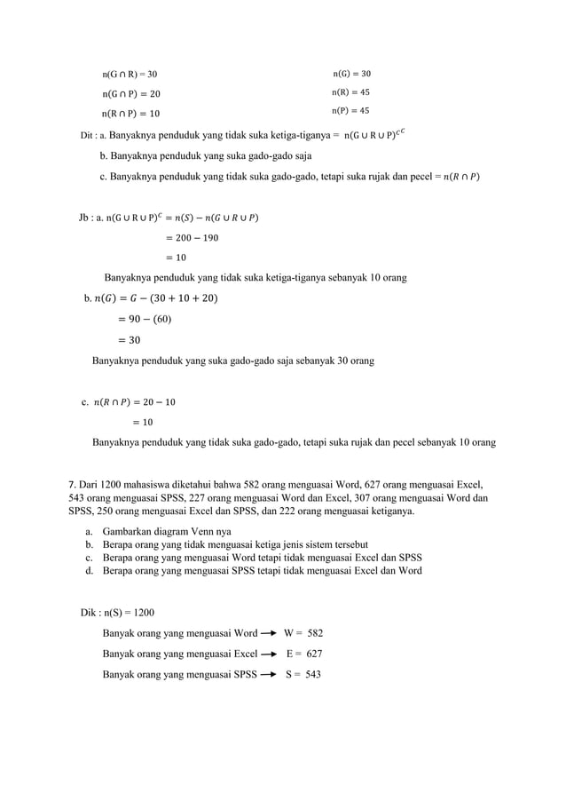 Soal Dasar Matematika | PDF
