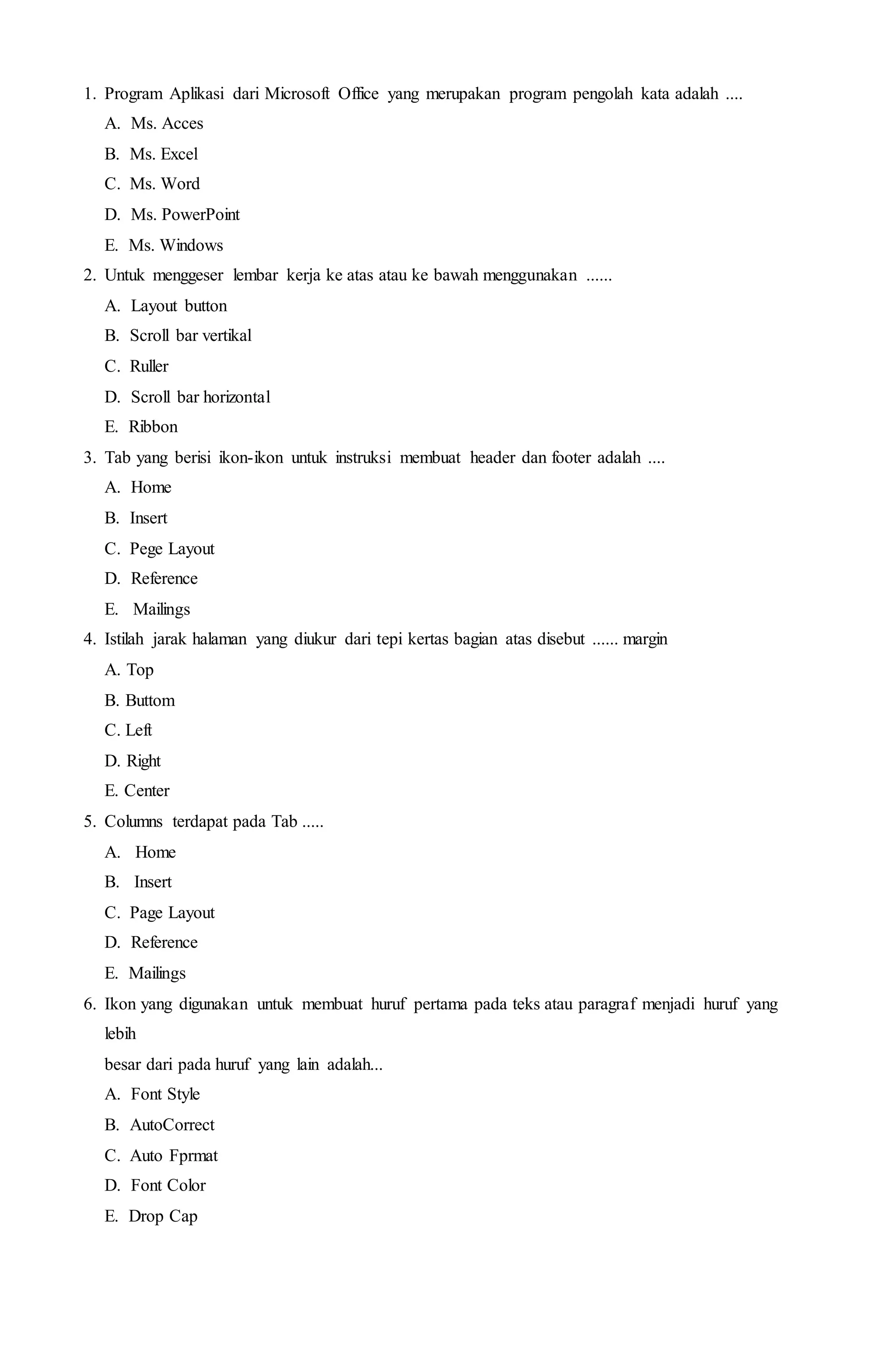 Soal edit | PDF