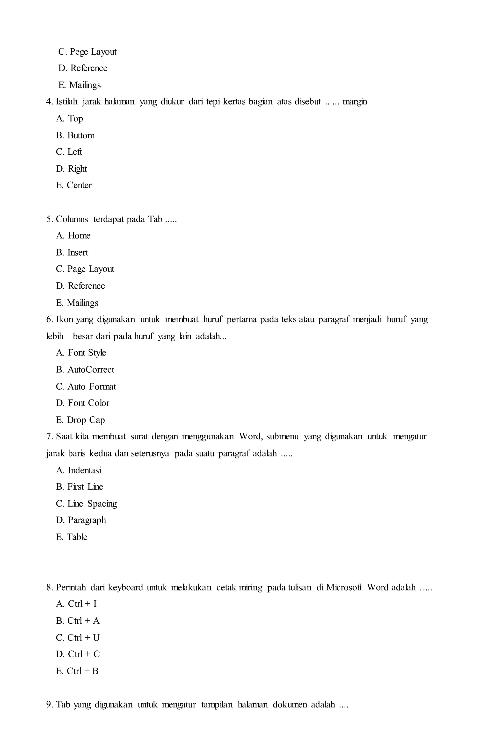 Soal edit | PDF