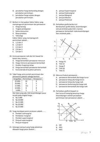 Soal eko tentang_harga_pasar | PDF