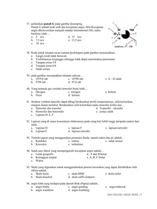 Soal OSN SMAN 1 BONE-BONE | DOC