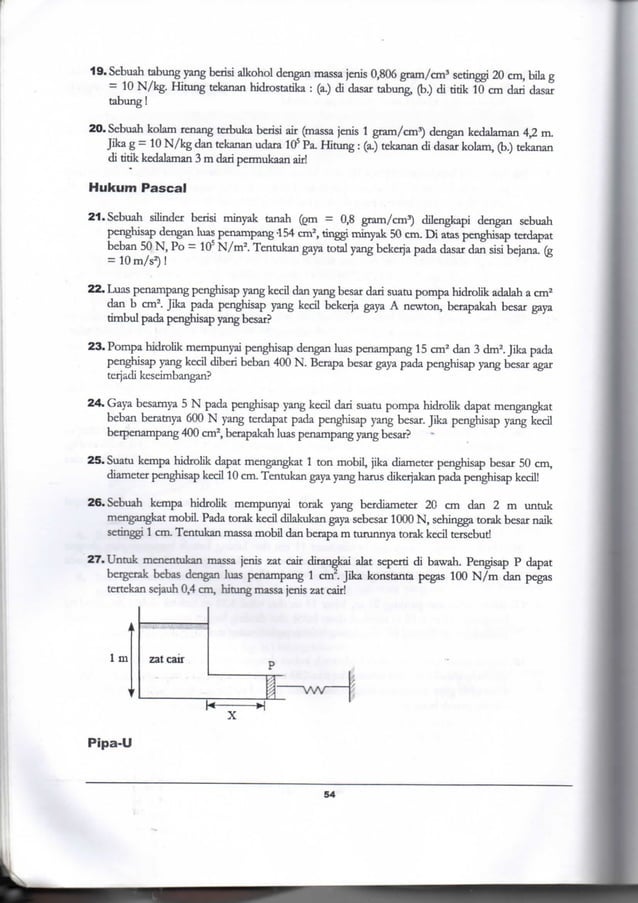 Soal fluida statik | PDF