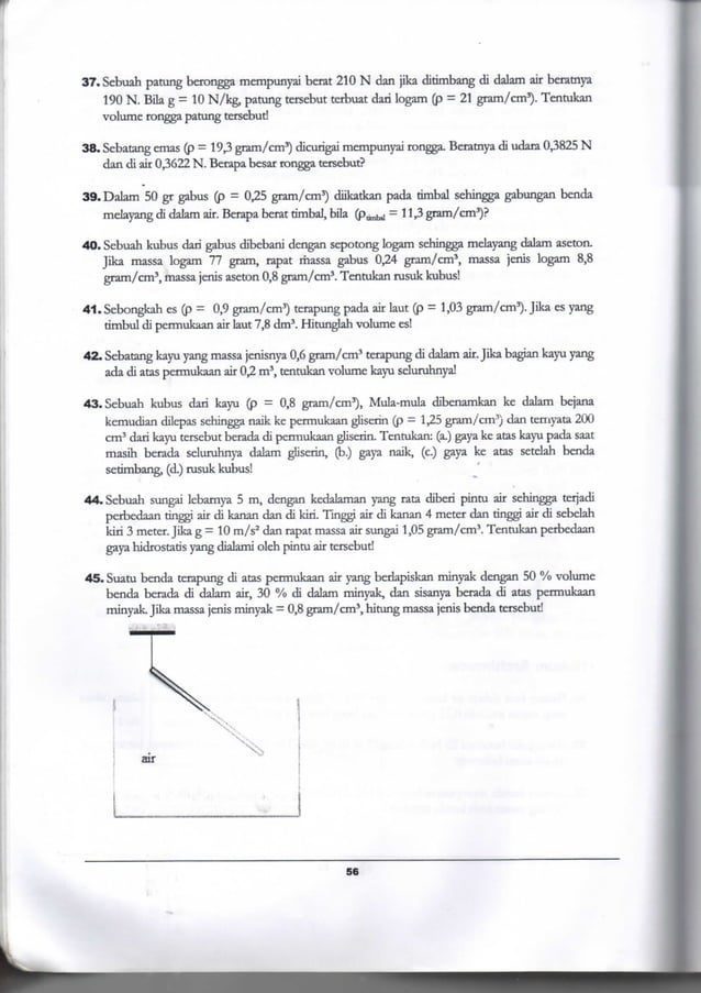Soal fluida statik | PDF