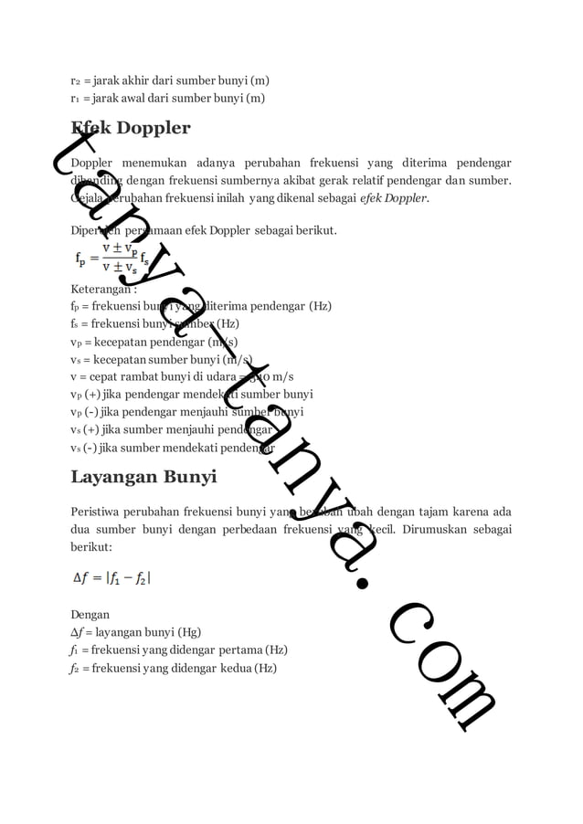 Soal gelombang bunyi | PDF