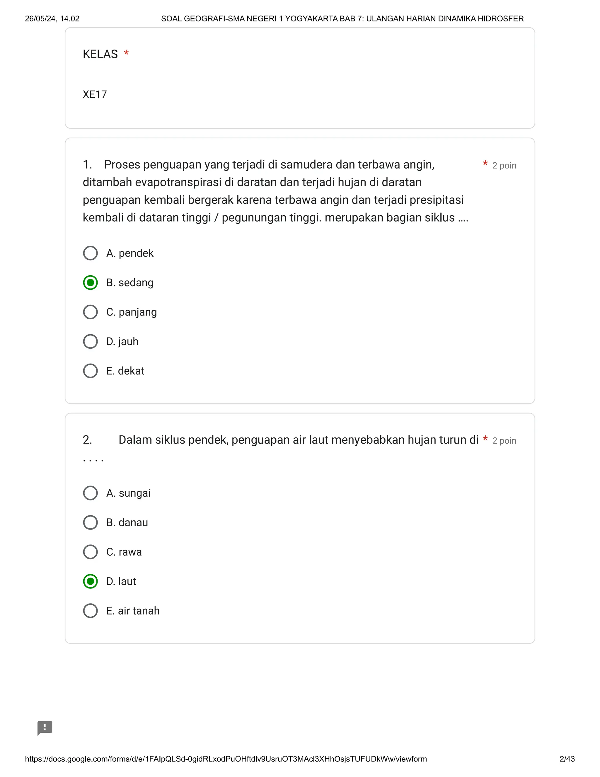 SOAL GEOGRAFI-SMA NEGERI 1 YOGYAKARTA BAB 7_ ULANGAN HARIAN DINAMIKA HIDROSFER.pdf